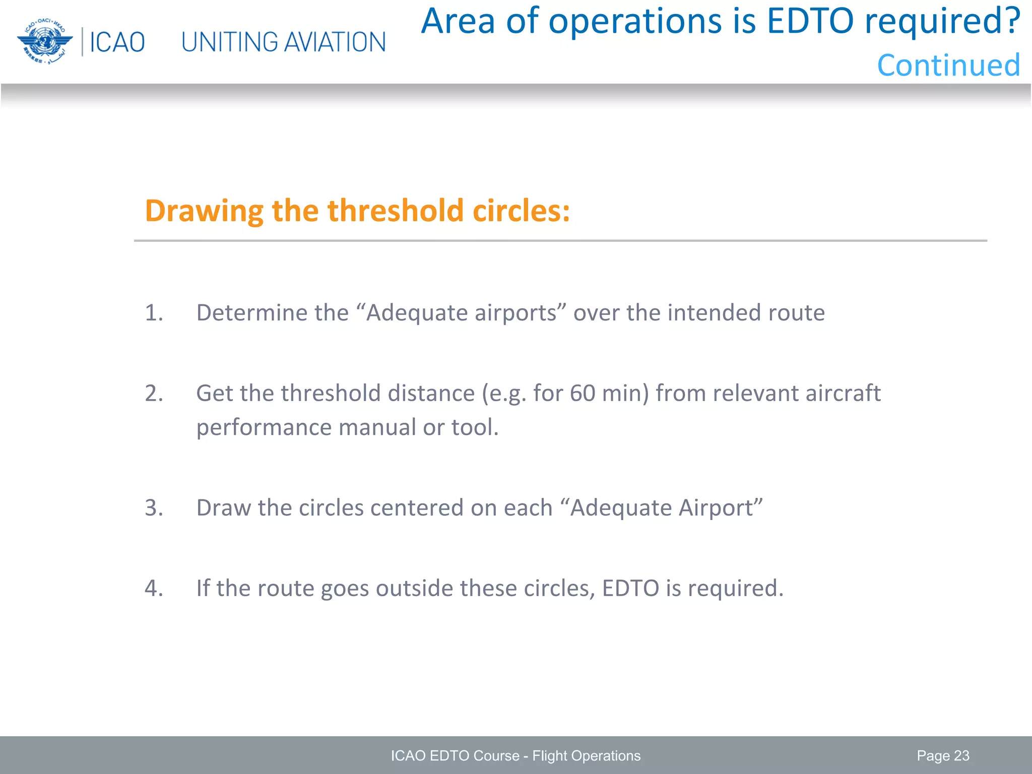 Edto module 6 –flight operations considerations | PDF