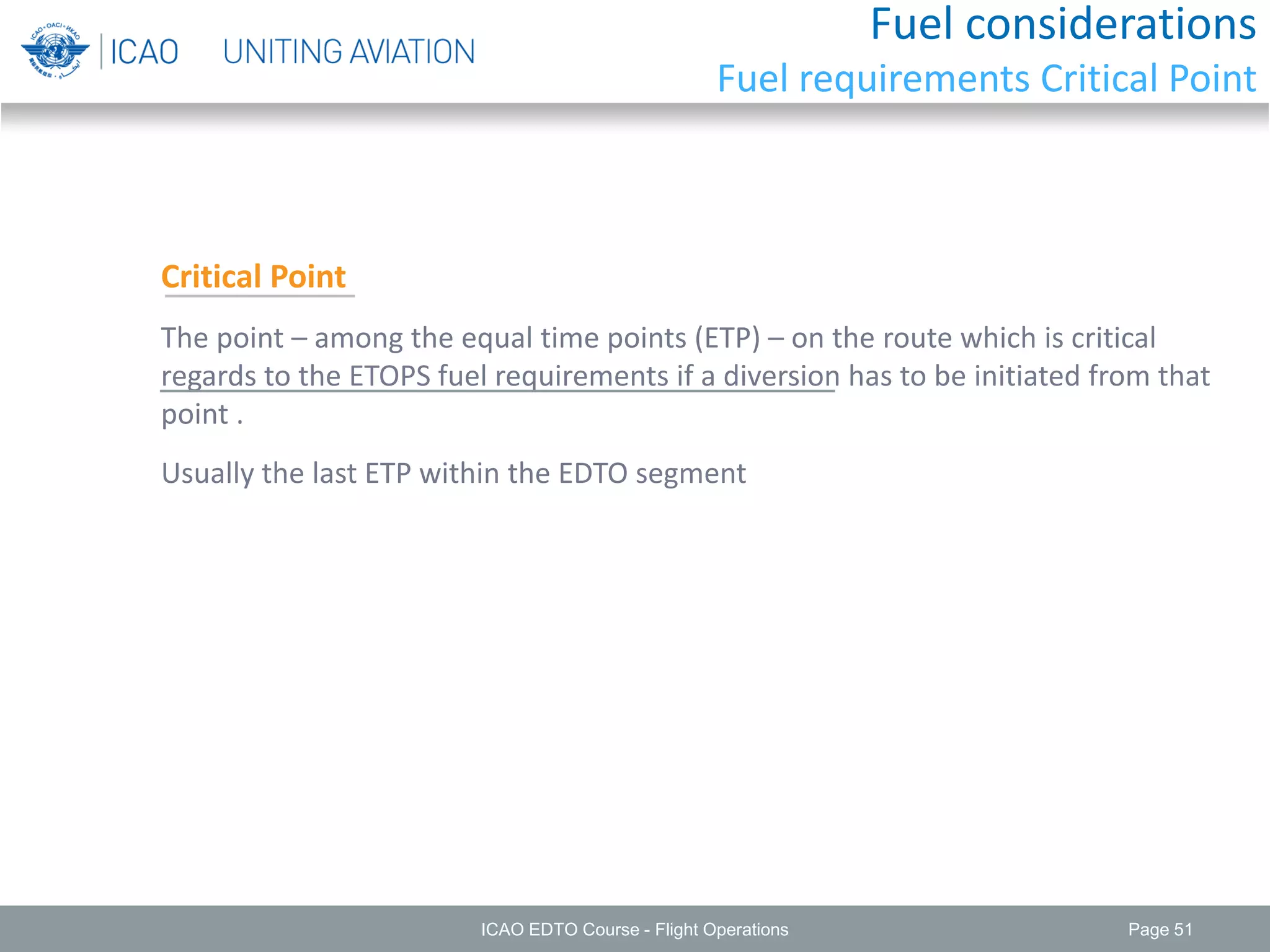 Edto module 6 –flight operations considerations | PDF
