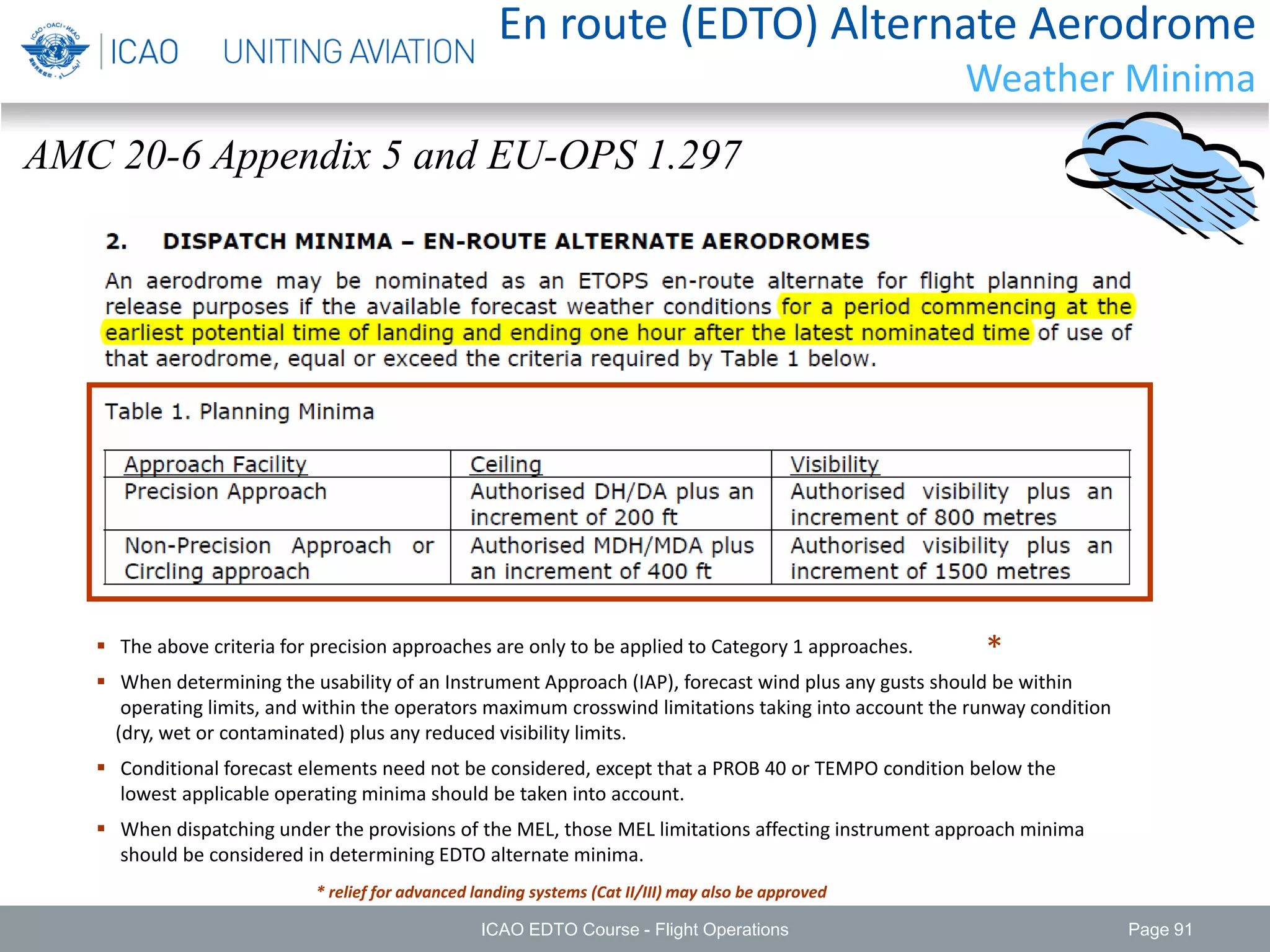 Edto module 6 –flight operations considerations | PDF