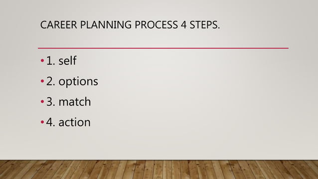 Career Planning | PPTX