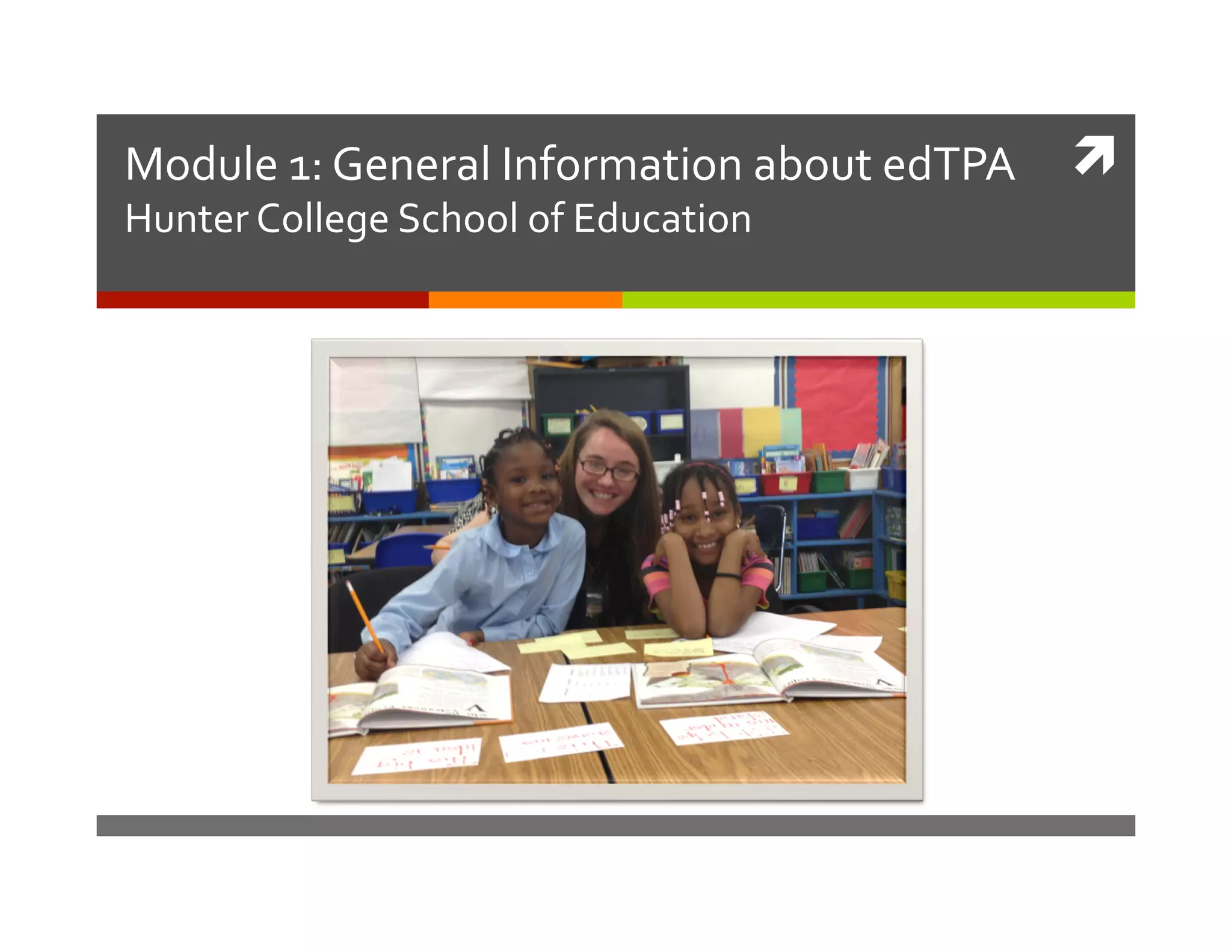 EdTPA Online Module 1. General Information | PDF