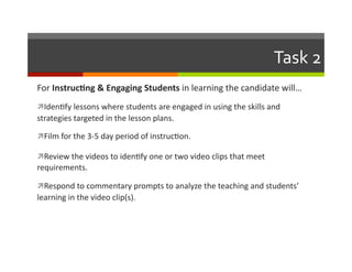 EdTPA Online Module 1. General Information | PDF