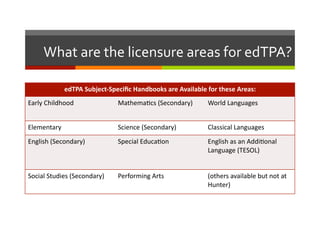 EdTPA Online Module 1. General Information | PDF