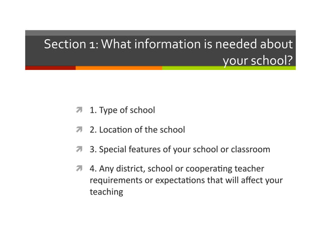 edTPA Online Module 4. Context for Learning | PPT