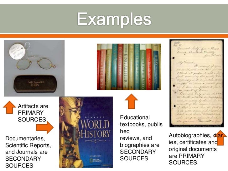 Primary v. Secondary Sources
