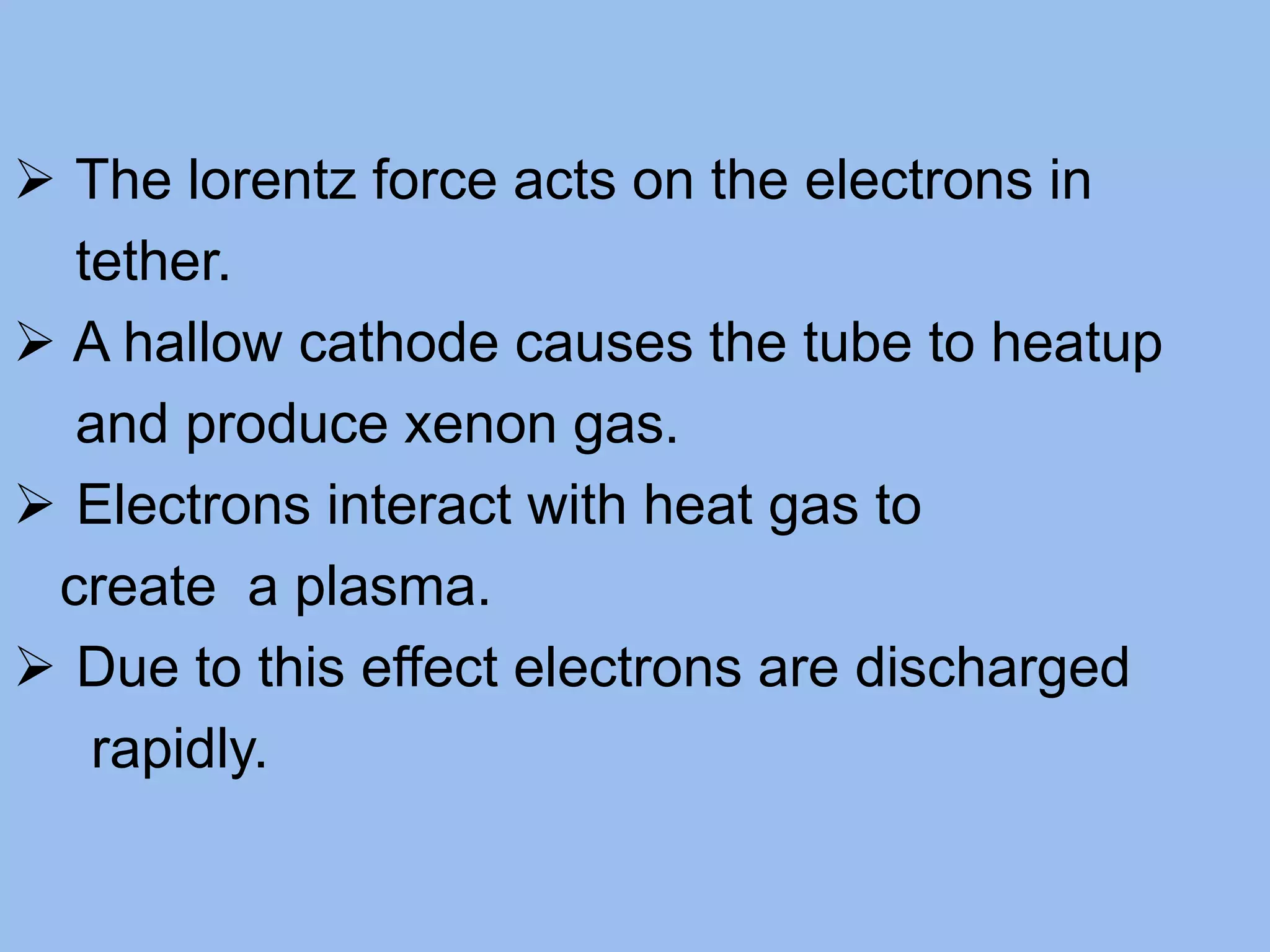 ELECTRODYNAMIC TETHER | PPTX