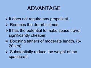 ELECTRODYNAMIC TETHER | PPTX