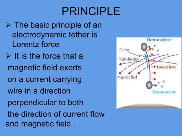 ELECTRODYNAMIC TETHER | PPTX | Physics | Science