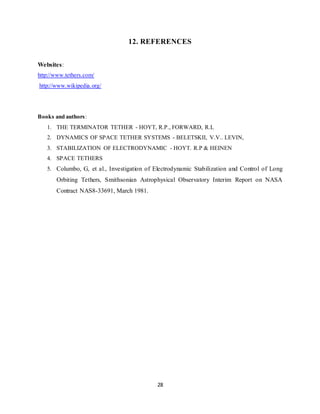 ELECTRODYANAMIC TETHER | DOCX