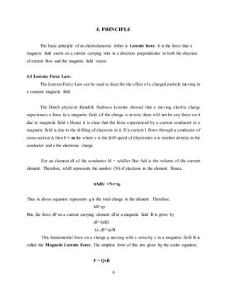 ELECTRODYANAMIC TETHER | DOCX