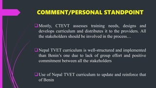 TVET Curriculum: Development and Implementation of Curriculum in Nepal ...