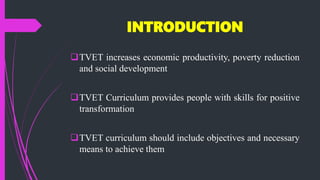 TVET Curriculum: Development and Implementation of Curriculum in Nepal ...