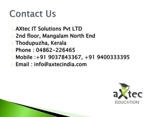 Axtec Education | PPT
