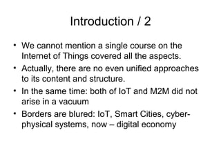 On Internet of Things education | PPT
