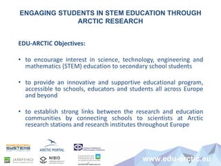 #SPW14 - Engaging Students in STEM Education Through Arctic Research | PPT