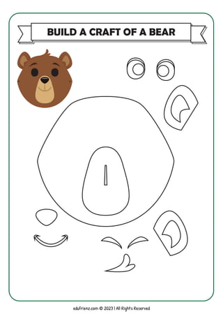 Build a Craft – Digital Printable for Children | PDF