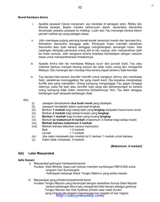 [Edu.joshuatly.com] kedah spm trial 2011 b.melayu (w ans) | PDF
