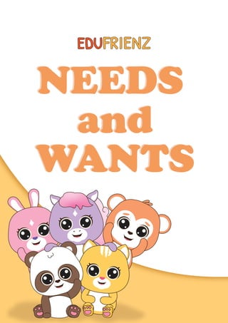Learning About Needs and Wants – Digital Printable | PDF