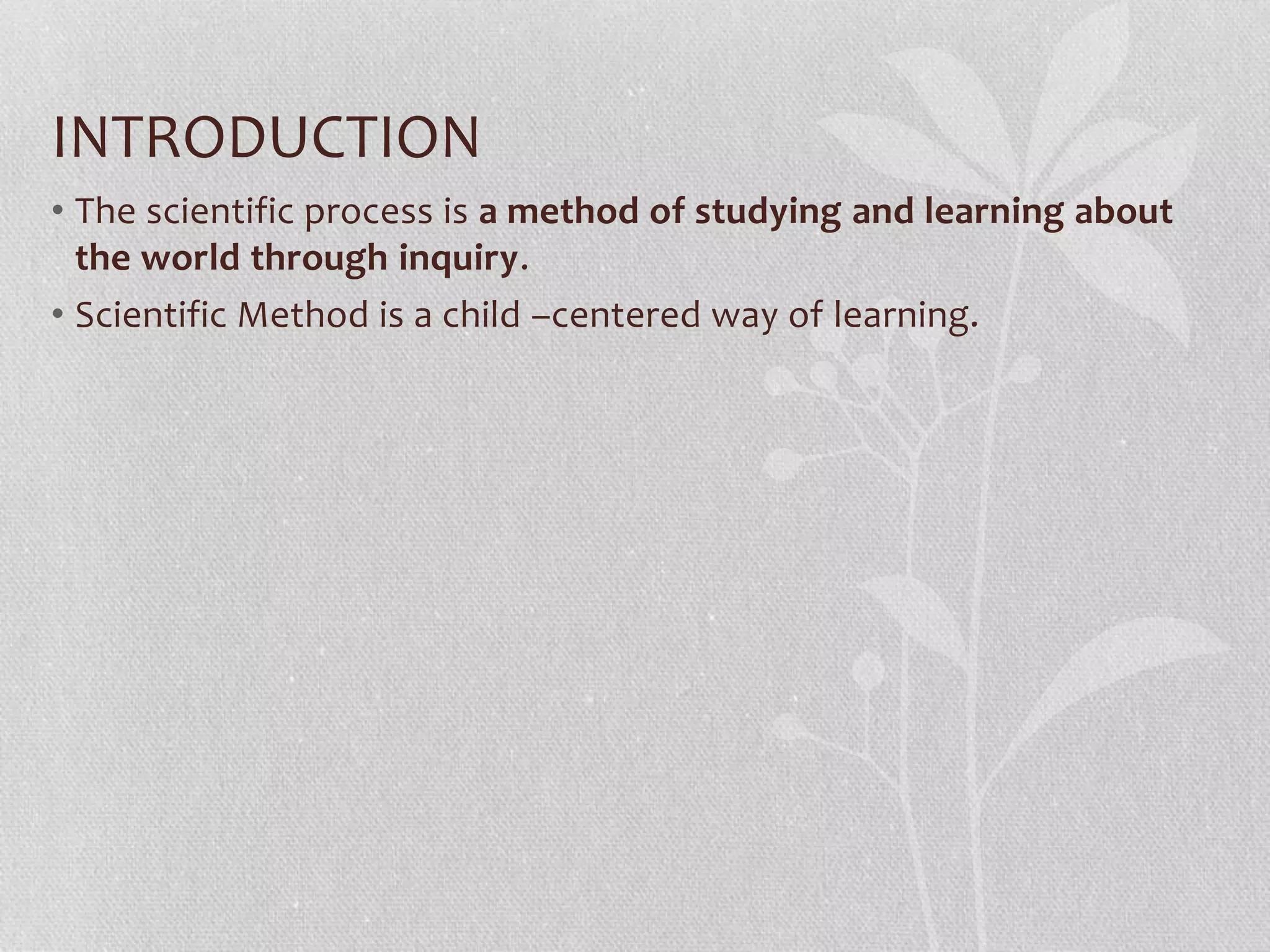 Scientific method philosophy ppt presentation | PPTX