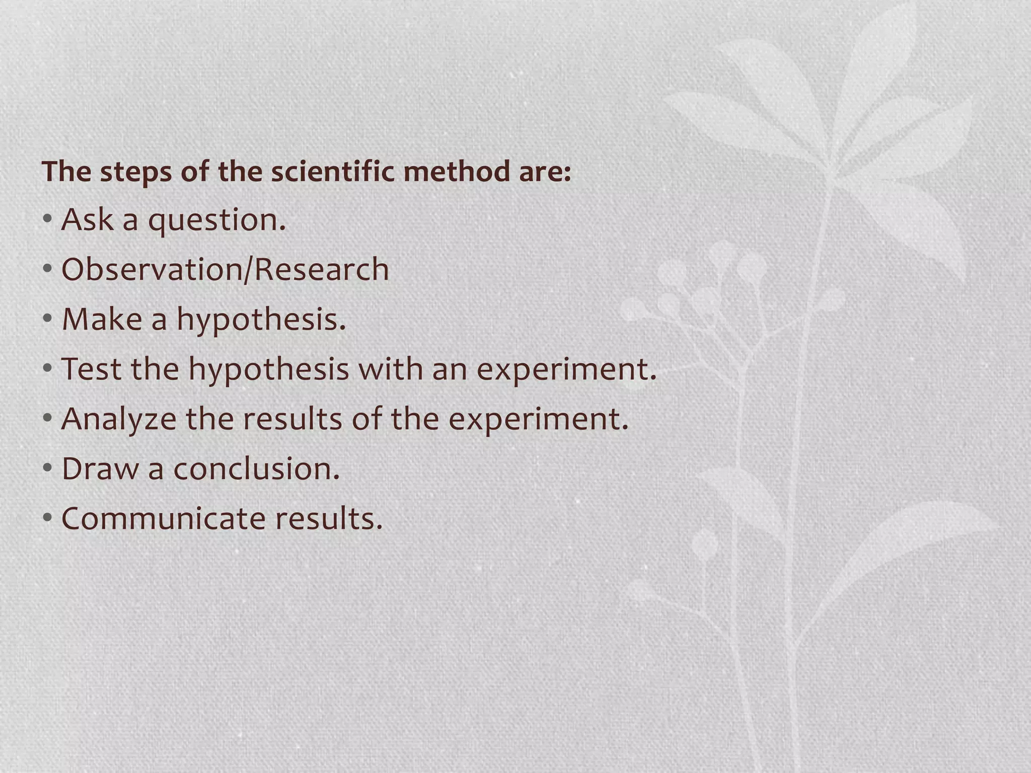 Scientific method philosophy ppt presentation | PPT