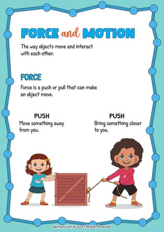 Learn about Force and Motion – Digital Printable | PDF