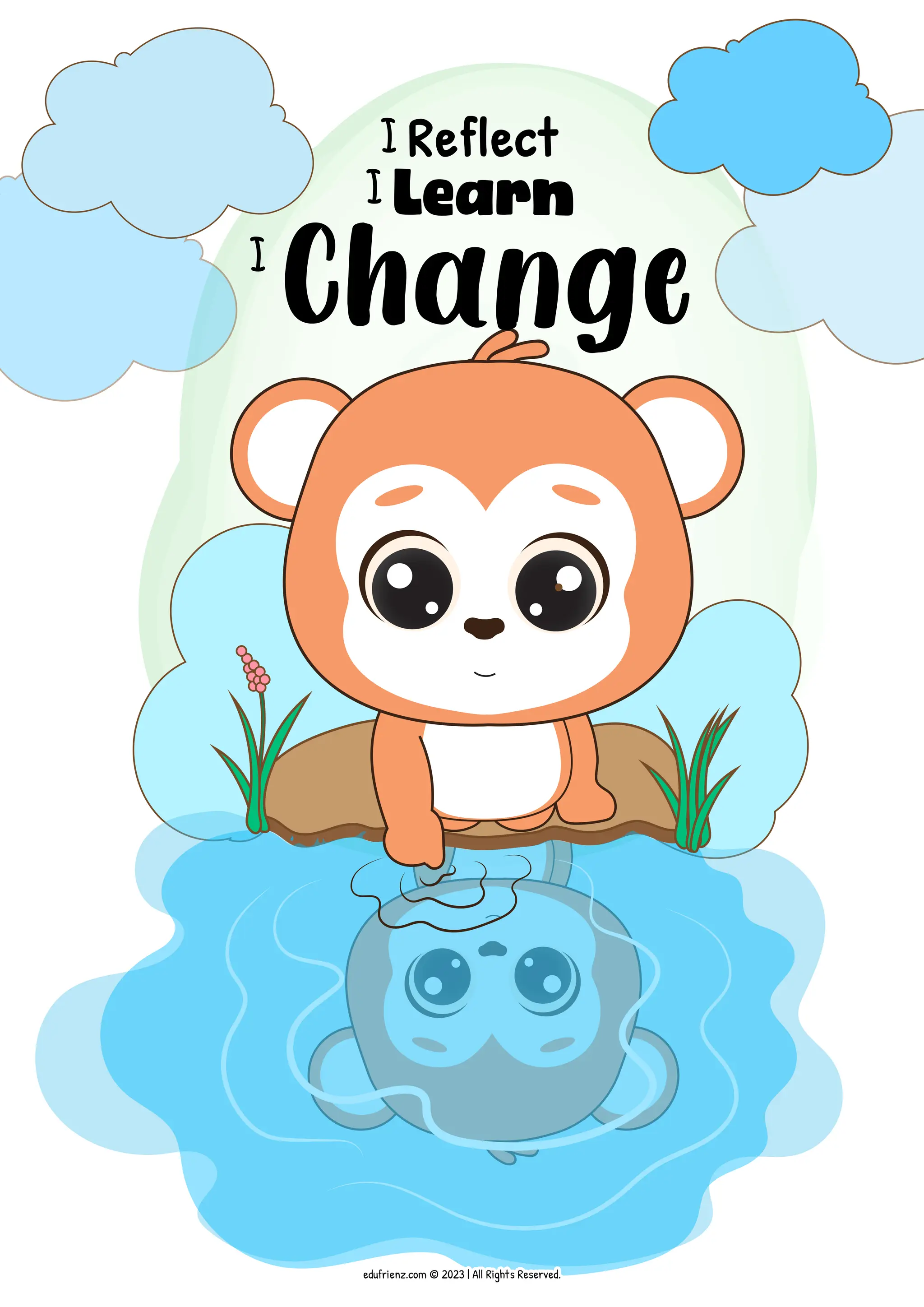 SEL Colouring Self Awareness – Affirmation Wall Art | PDF