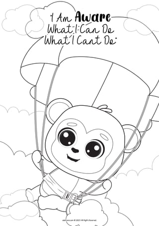 SEL Colouring Self Awareness – Affirmation Wall Art | PDF