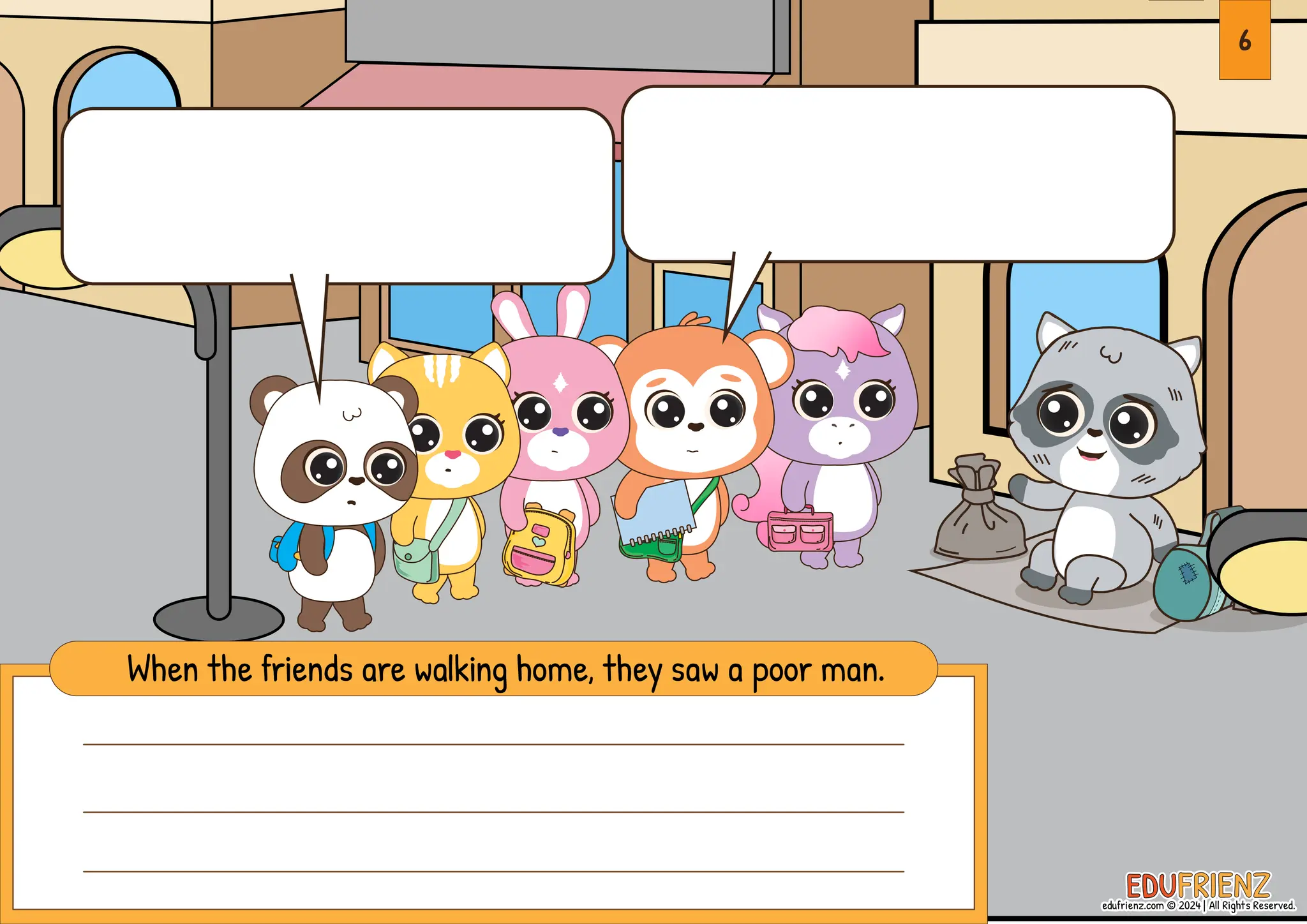 Compassion Comics Writing Level 2 - Printable | PDF