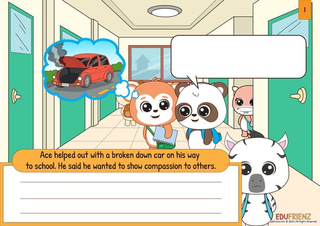 Compassion Comics Writing Level 2 - Printable | PDF | Comic Books ...