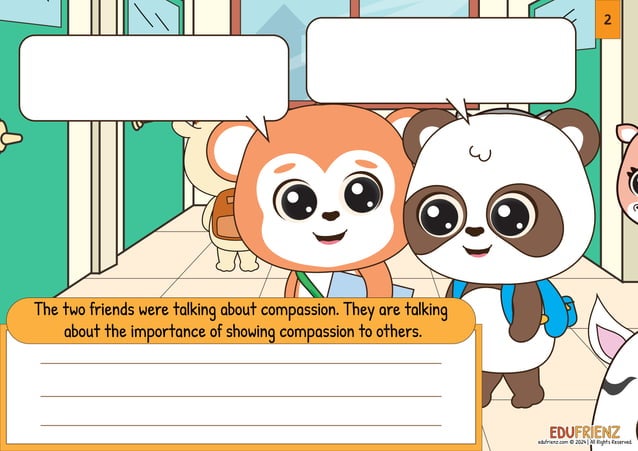 Compassion Comics Writing Level 2 - Printable | PDF | Comic Books ...