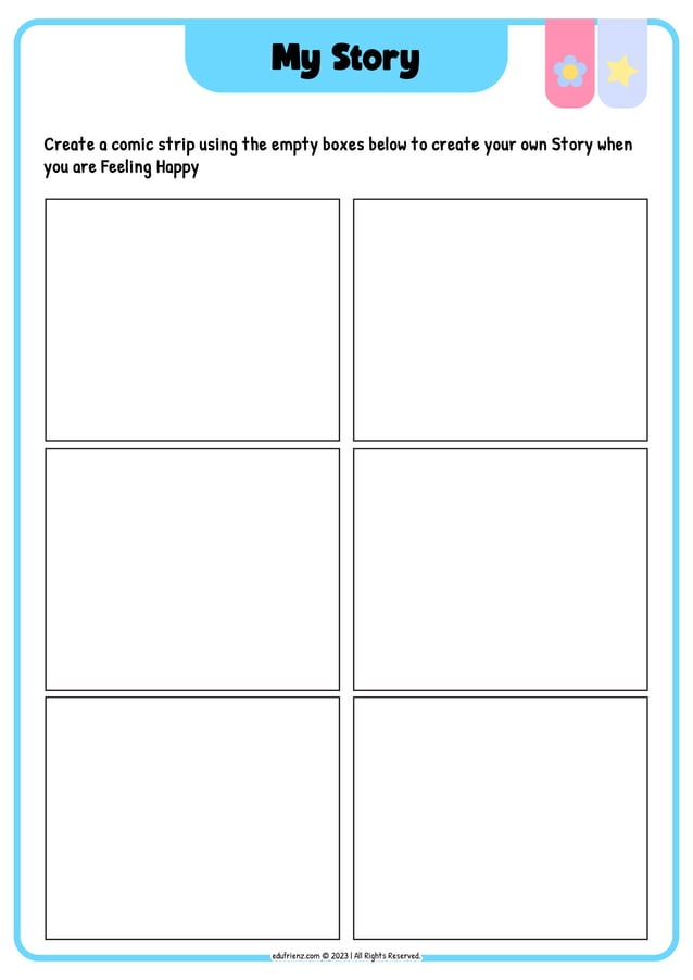 Draw My Feelings - Digital Printable for Children | PDF