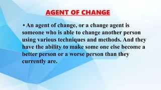 TEACHER AS A CHANGE AGENT AND NATION BUILDER | PPTX