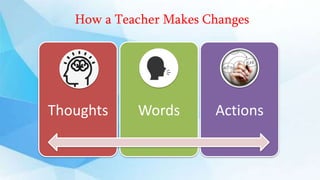 TEACHER AS A CHANGE AGENT AND NATION BUILDER | PPTX