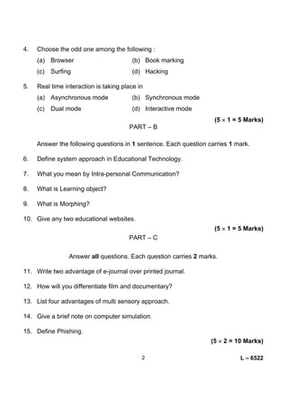 Question paper | PDF