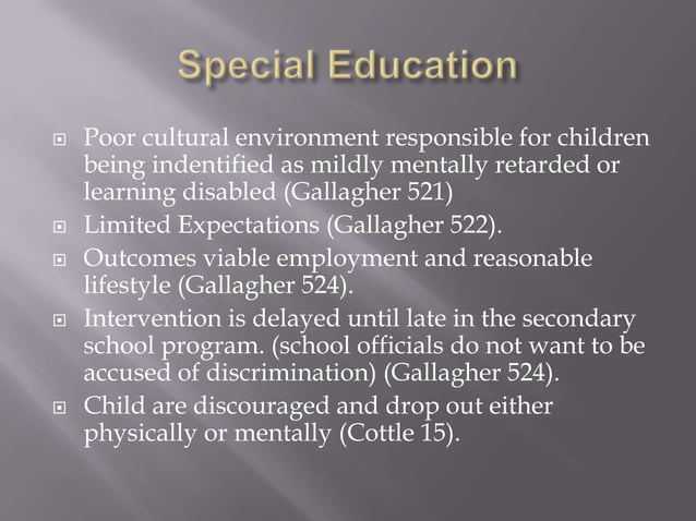 Edu 103 special education powerpoint | PPTX