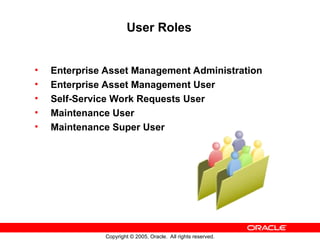 Slide show on capabilities of Oracle EAM.ppt