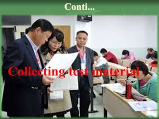 administrating test,scoring,grading vs marks | PPTX