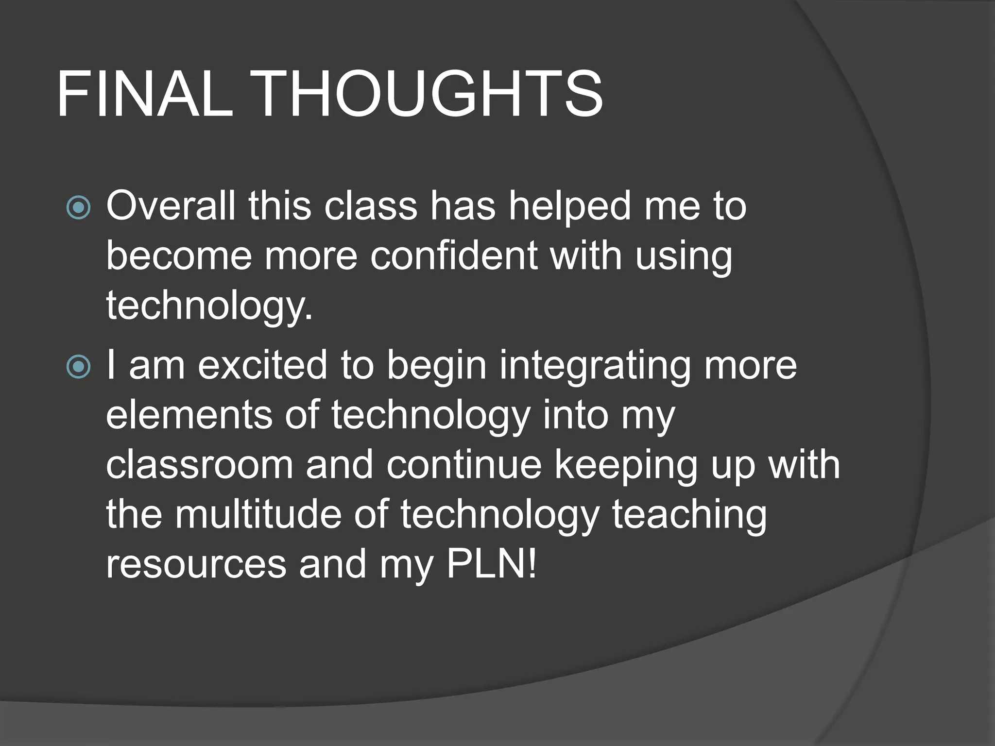 Multimedia PLN Reflection | PPT