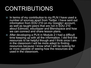 Multimedia PLN Reflection | PPT