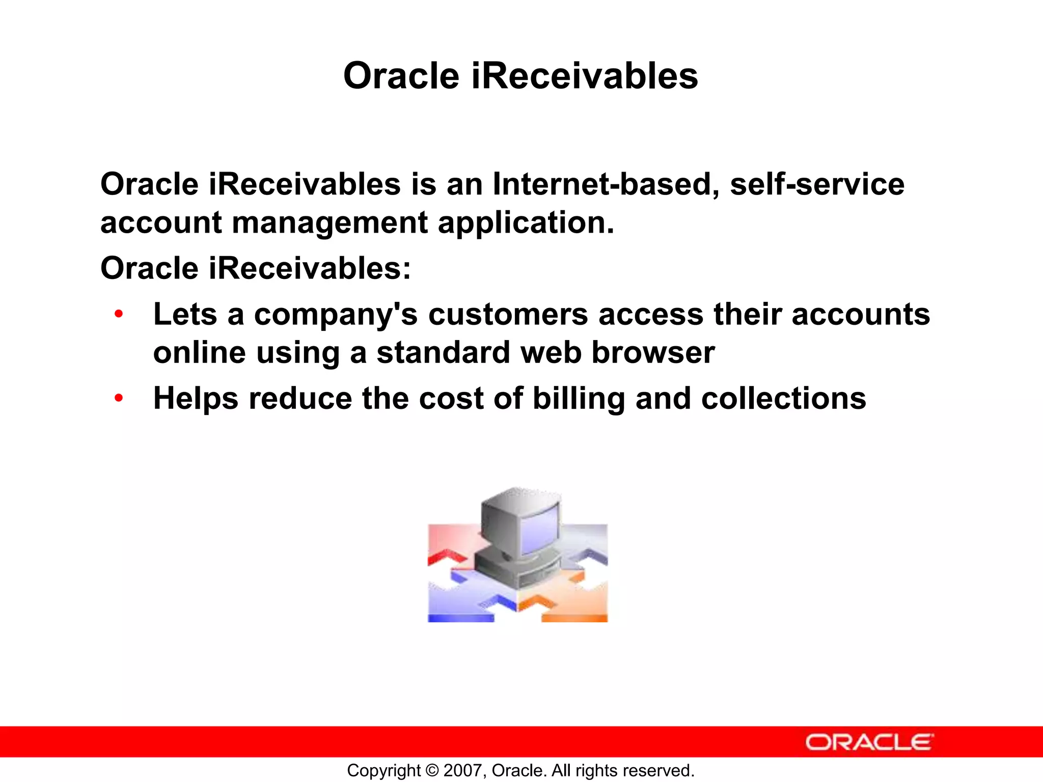 Oracle Receivables Ppt