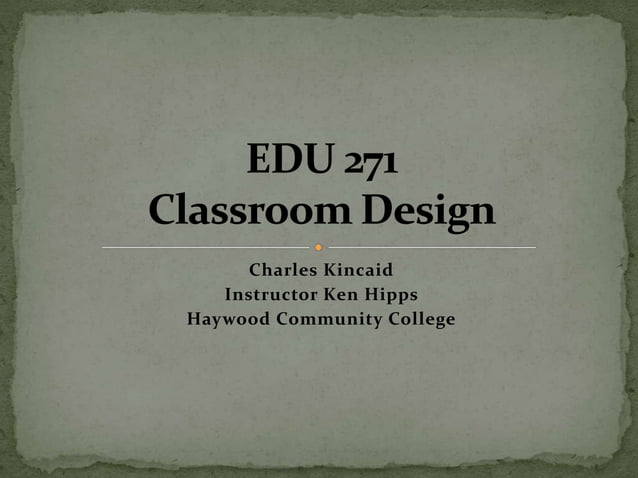 Edu 271 classroom design powerpoint final project | PPTX | Daycare and ...