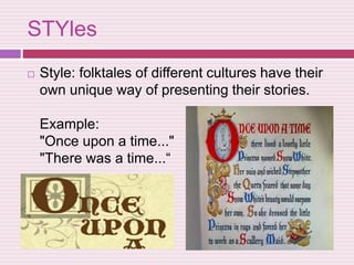 Types of Tales (Traditional Tales) | PPTX