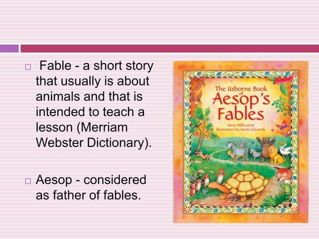 Types of Tales (Traditional Tales) | PPTX