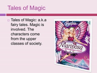 Types of Tales (Traditional Tales) | PPTX