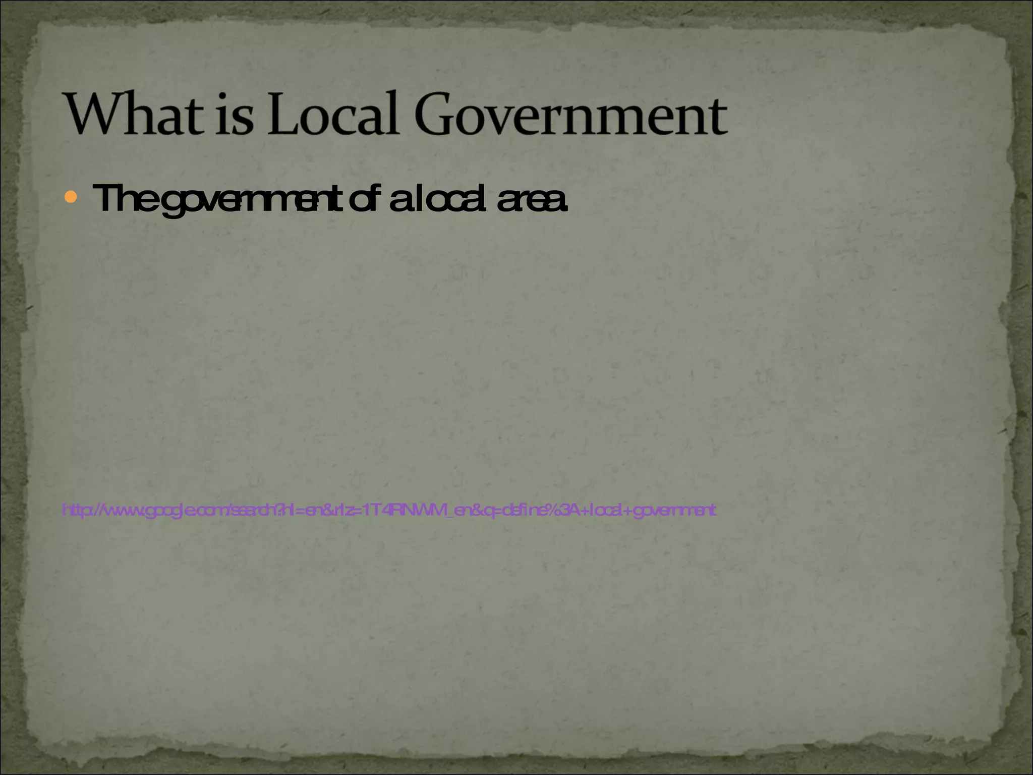 Government Power Point-3rd Grade | PPT