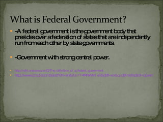 Government Power Point-3rd Grade | PPT