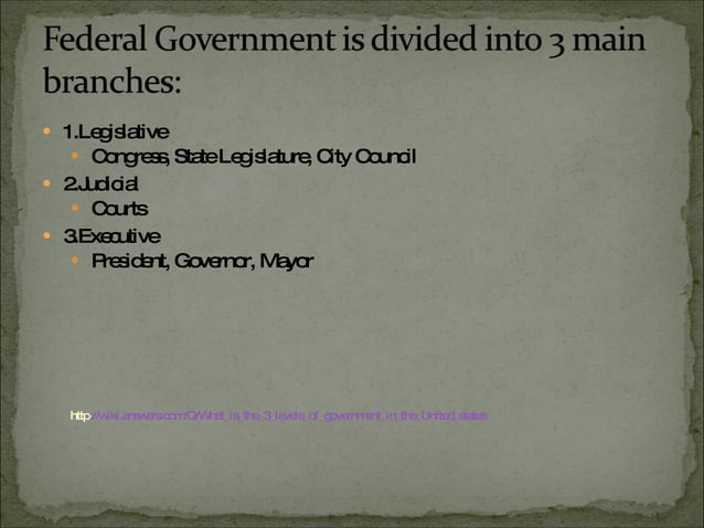 Government Power Point-3rd Grade | PPT