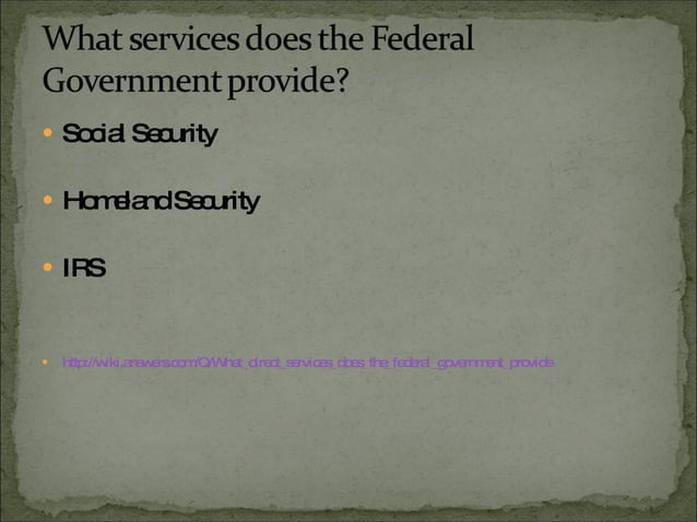 Government Power Point-3rd Grade | PPT