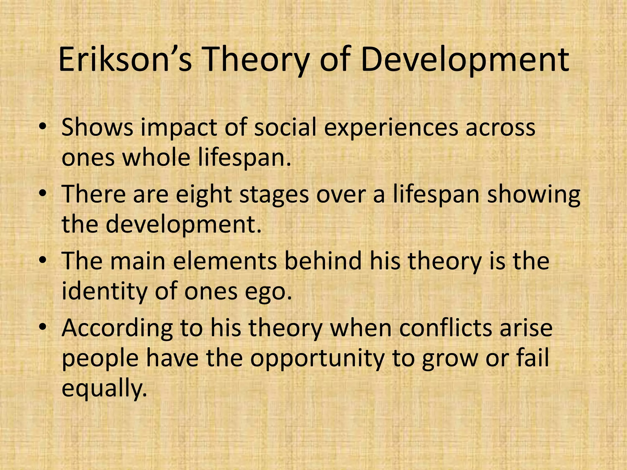 Erickson’s Psychosocial Stages of Development | PPTX