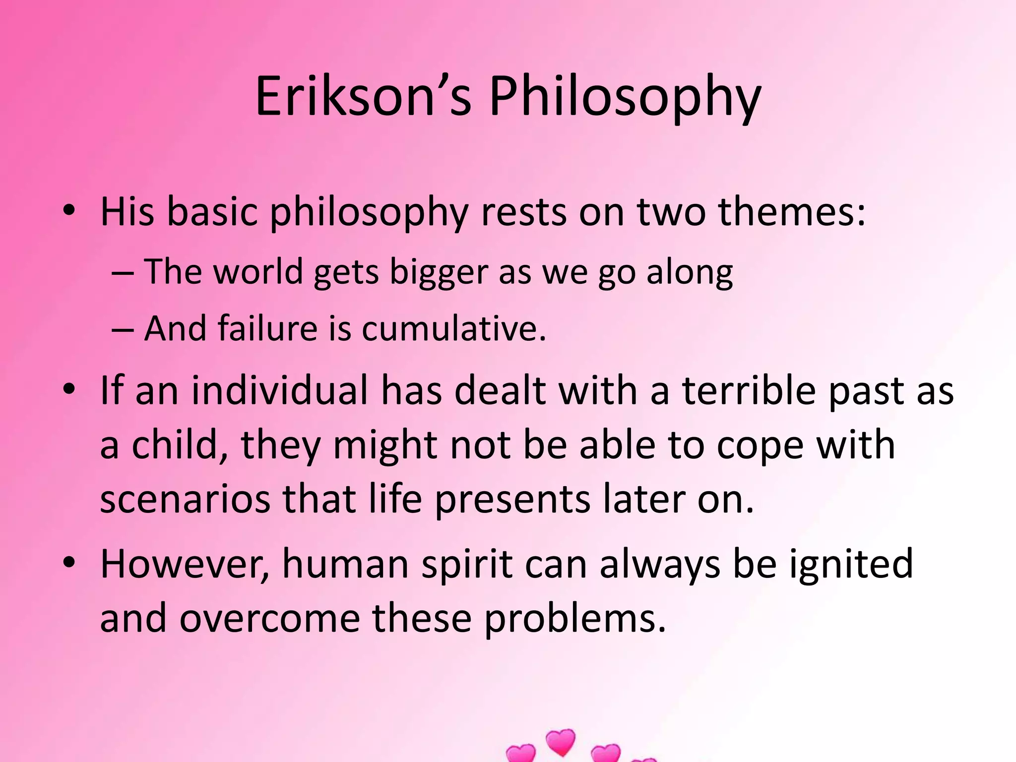 Erik Erikson's Stages of Development | PPTX